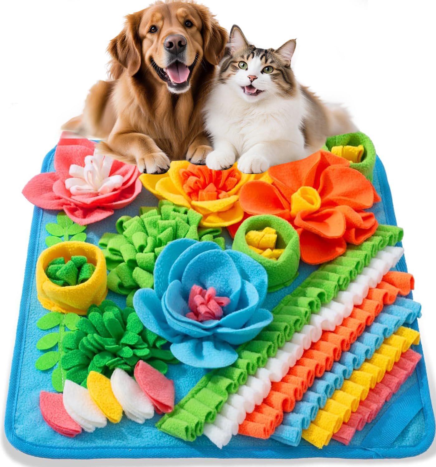 Ankilo Snuffle Mat FEV6 for Dogs, Pet Treats Feeding Mat, 20 x 20 inch ...