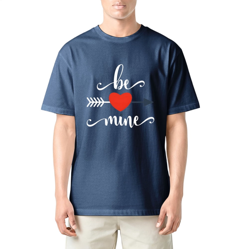 Ankishi Couples Matching Shirts Be Mine Fashion Valentines Day T Shirts ...