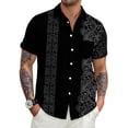 Ankishi Japanese Print Hawaiian Shirts for Men Lapel Short Sleeve ...