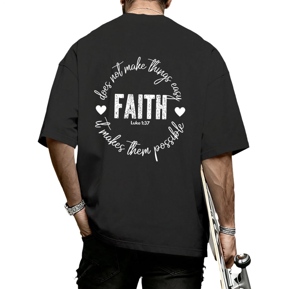 Ankishi Mens Christian T-Shirts Faith Ephesians 2 8 Short Sleeve Tee ...