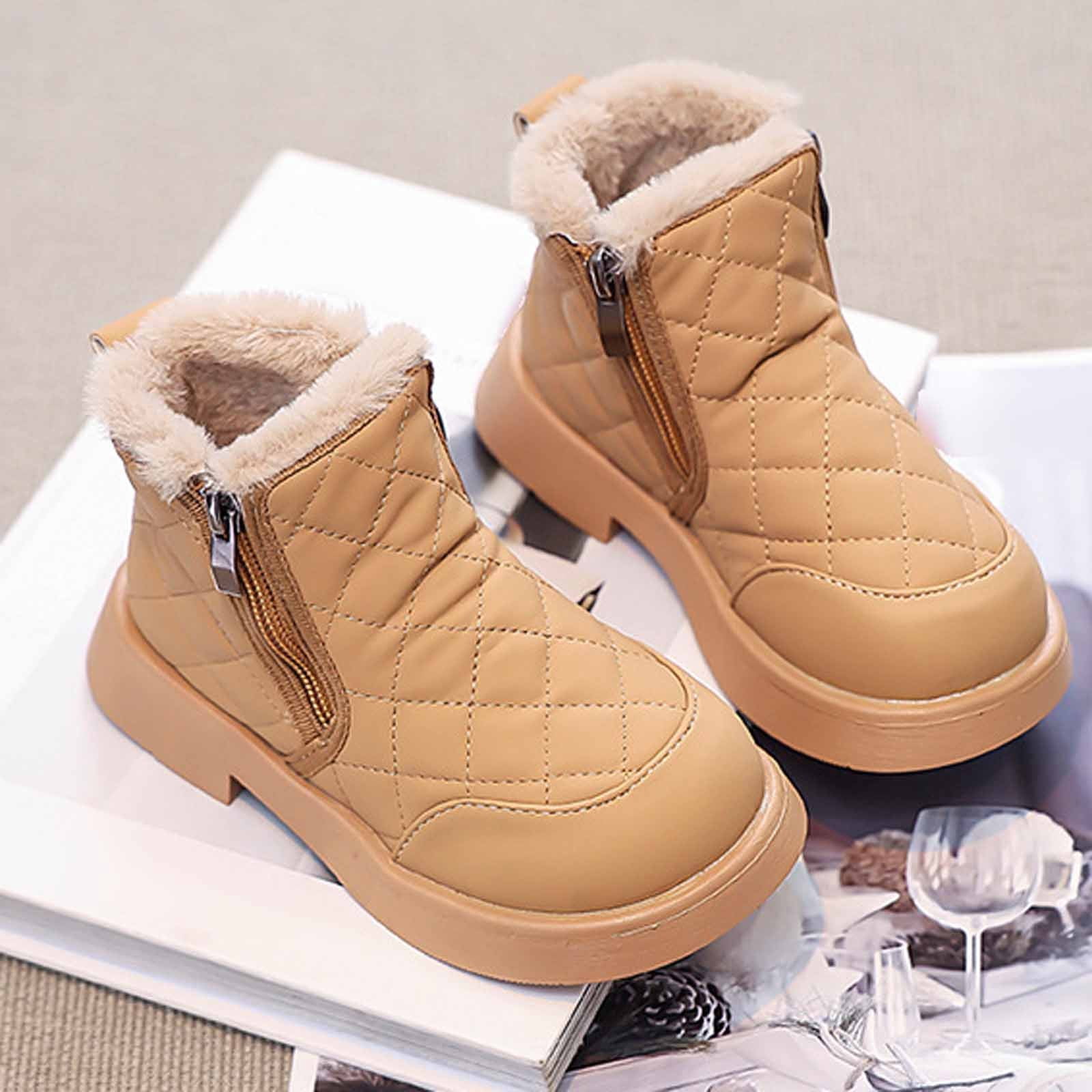 Ankle Boots,Girls Boots Stylish Autumn Winter Short for Children Warm ...