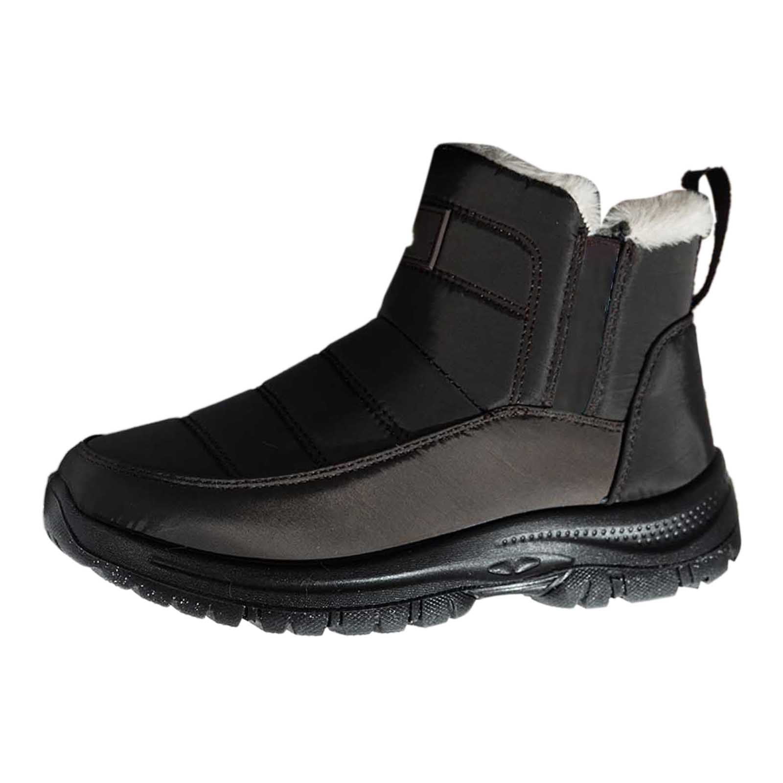 Ankle Boots for Women Winter Snow Boots Warm Lined Insulated Cold ...