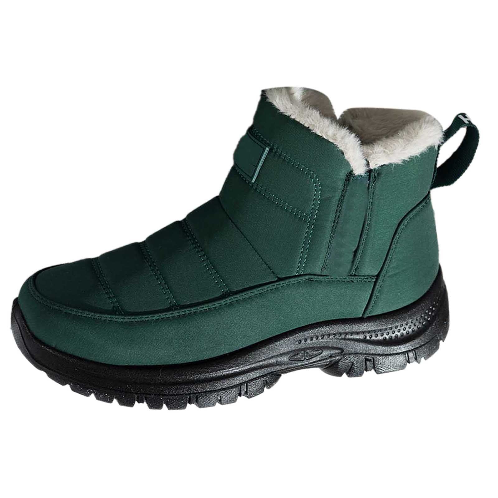 Ankle Boots for Women Winter Snow Boots Warm Faux Lined Slip Insulated ...