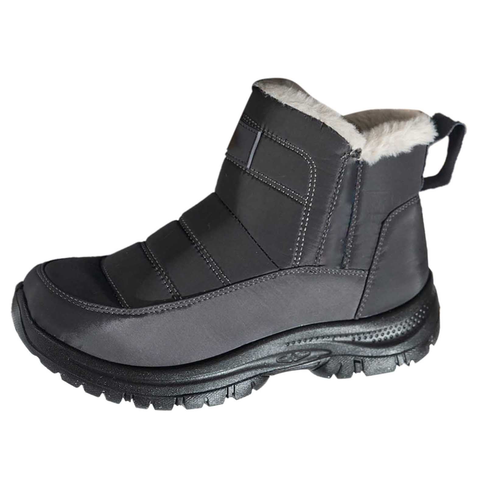 Ankle Boots for Women Winter Snow Boots Warm Lined Insulated Cold ...