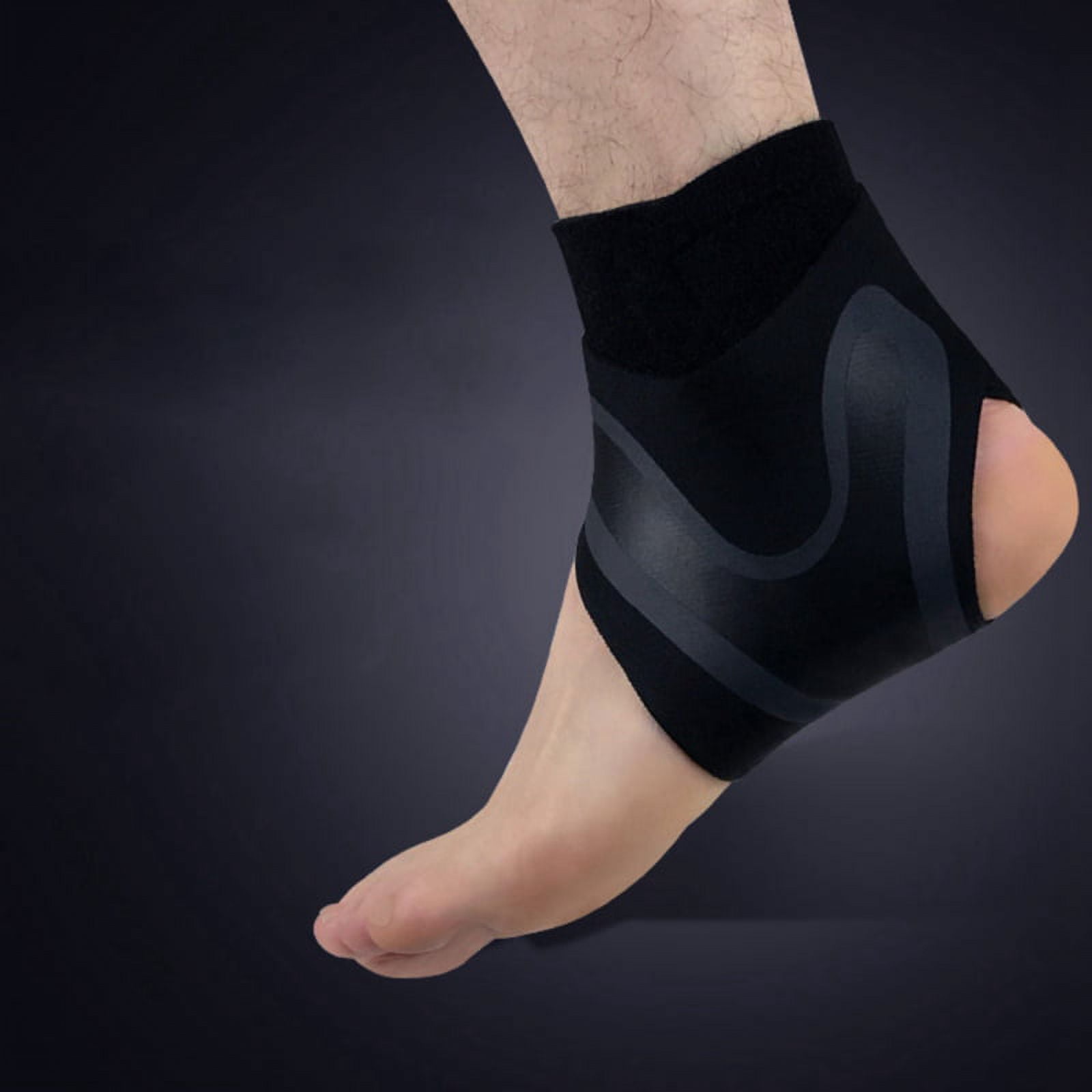 Ankle Brace Compression Sleeve - Relieves Achilles Tendonitis, Joint ...