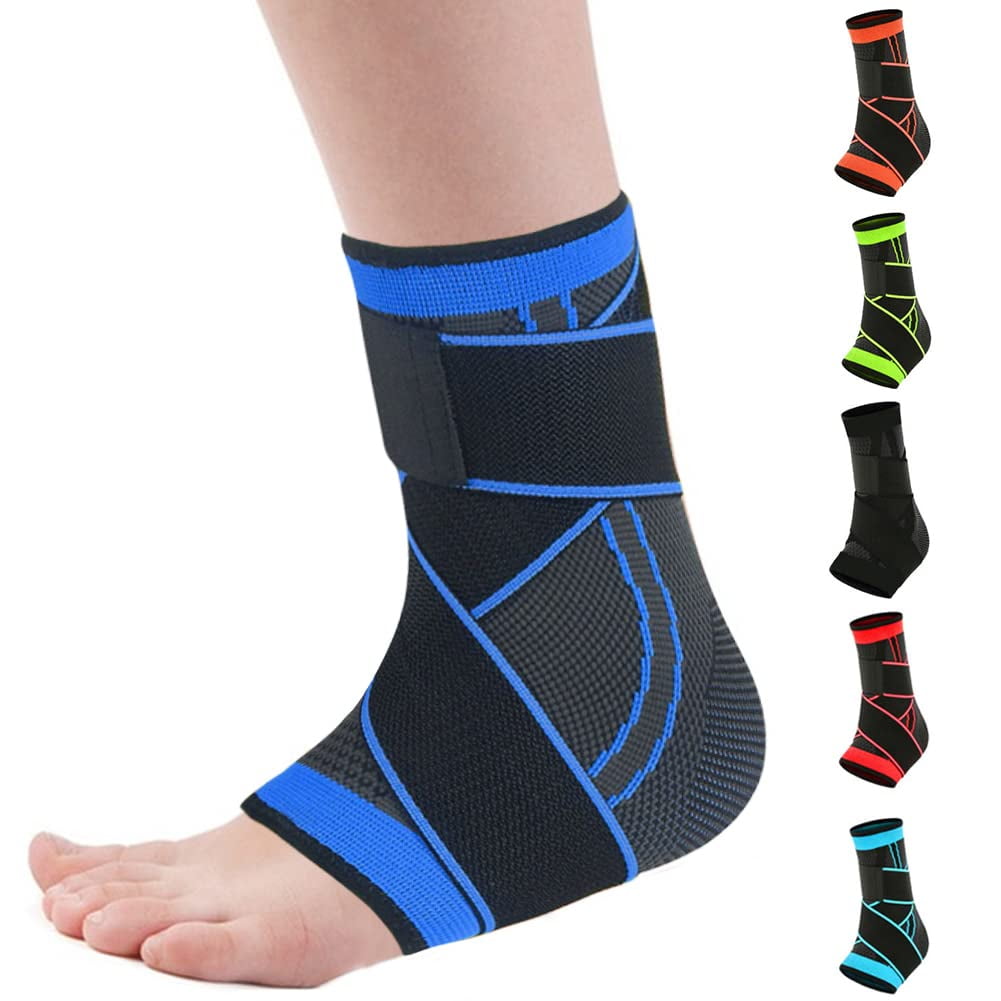 Ankle Brace Compression Ankle Support with Adjustable Wrap Ankle Socks ...