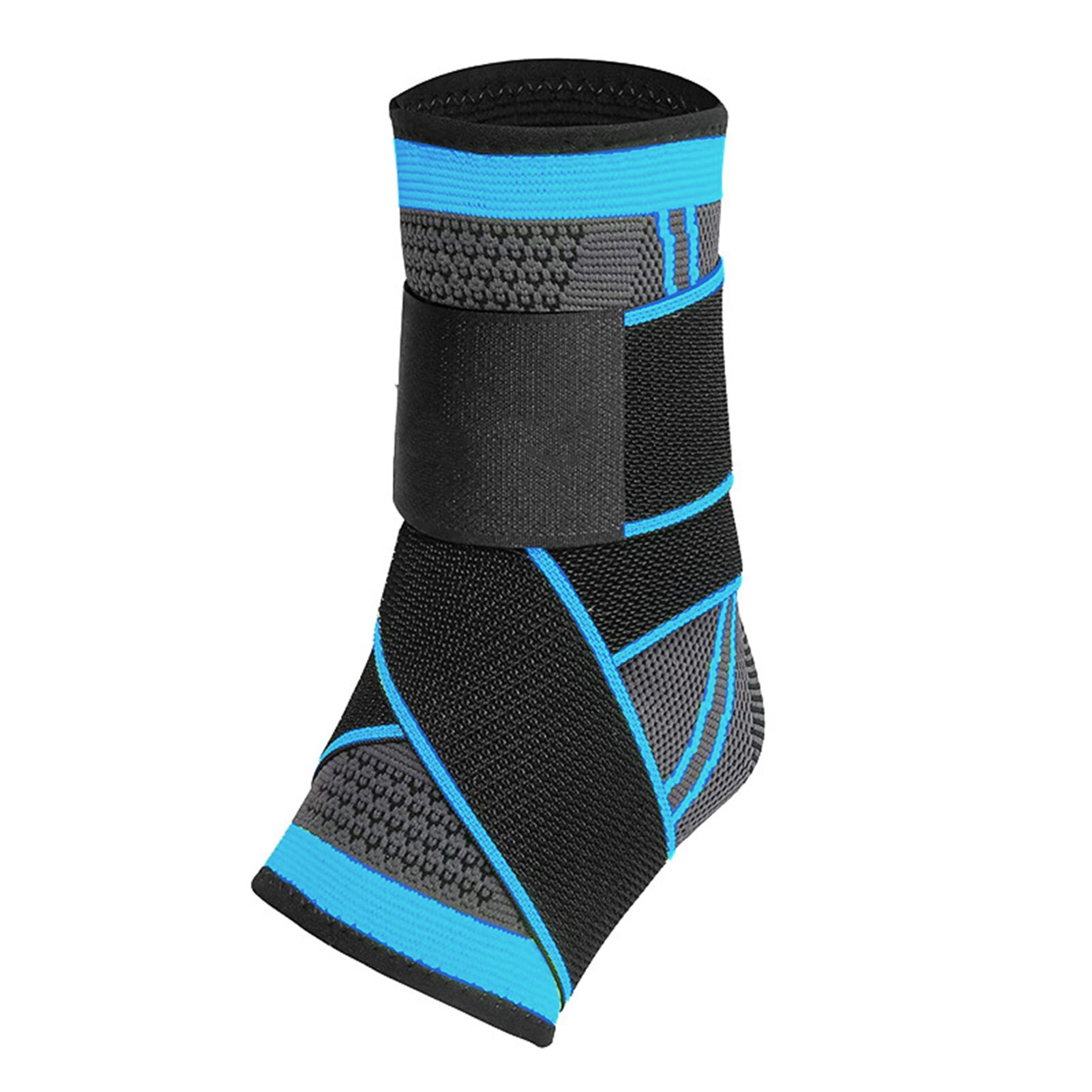 Ankle Brace Sprained Ankle Compression Sleeve Adjustable Foot Wrap ...