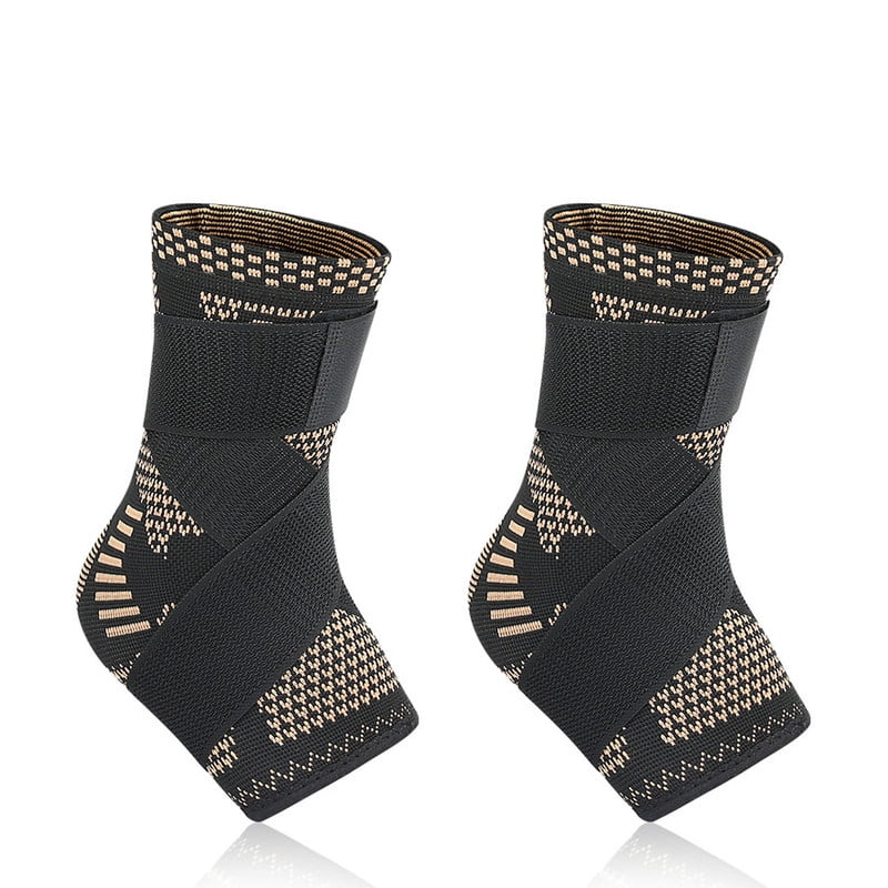 Ankle Brace for Women & Men, Ankle Compression Sleeve Support Copper ...