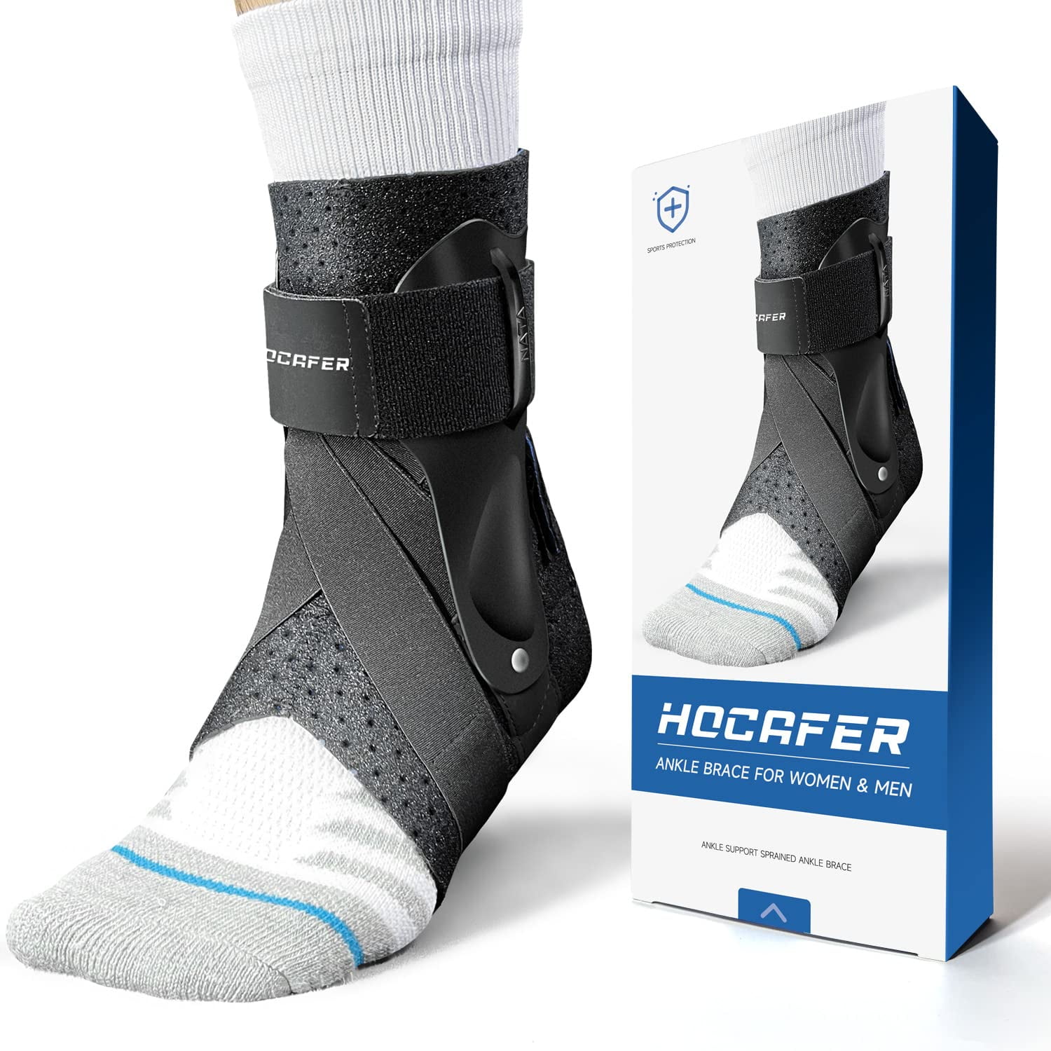 Sprained Ankle Recovery Brace Velpeau Air Gel Foam Ankle Stabilizer ...