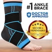 Sleeve Stars Ankle Brace for Sprained Ankle, Ankle Support for Women ...