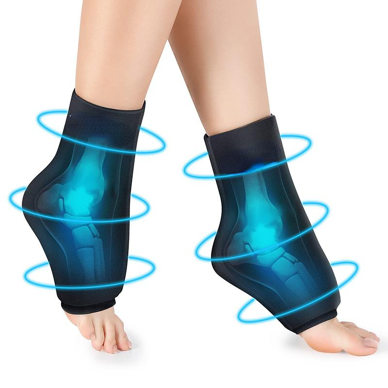Ankle Foot Ice Pack Wrap For Injuries Reusable Gel Ice Pack for Hot and ...