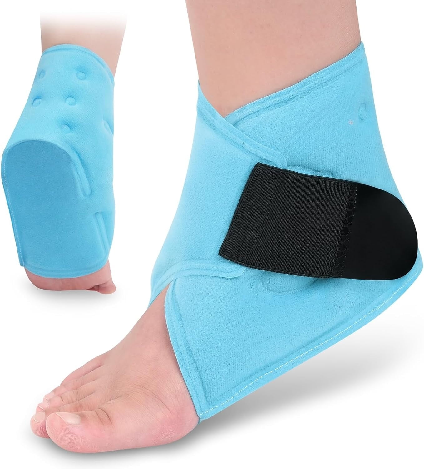 Ankle Ice Pack Wrap – Reusable Gel Cold Compression for Foot Discomfort ...