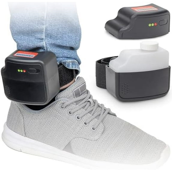 Ankle Monitor Flask (5 oz) - Hidden Alcohol Flask - Funny Liquor Gift ...