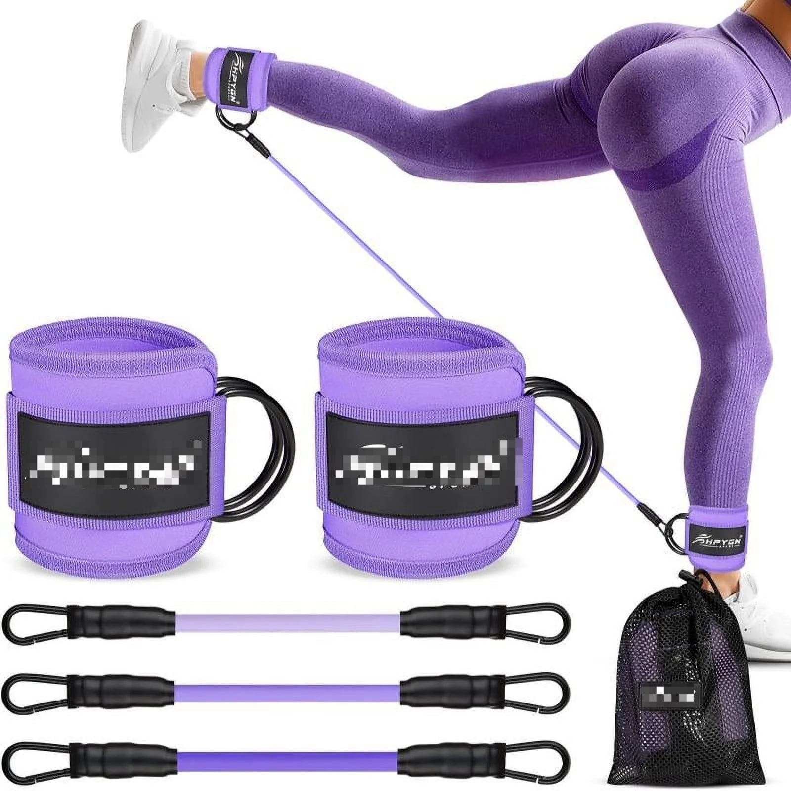 Ankle Resistance Bands, Ankle Bands for Working Out with Cuffs ...