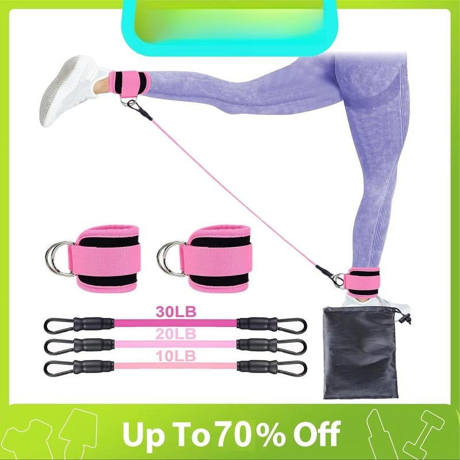 Ankle Resistance Bands, Ankle Bands for Working Out with Cuffs ...