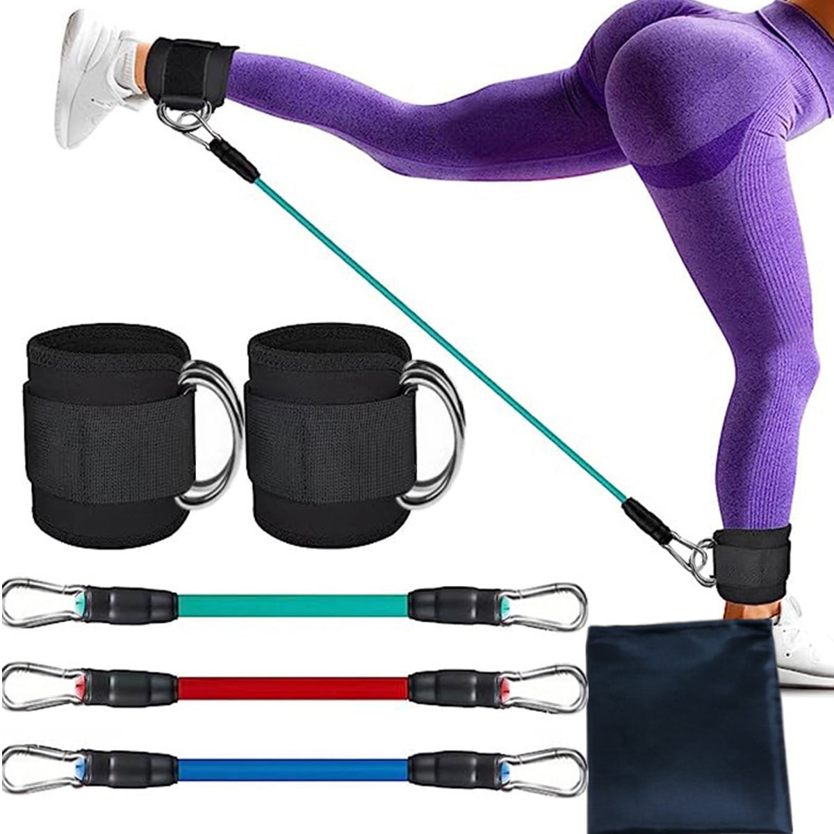 Ankle Resistance Bands with Cuffs, Ankle Bands for Working Out, Ankle ...