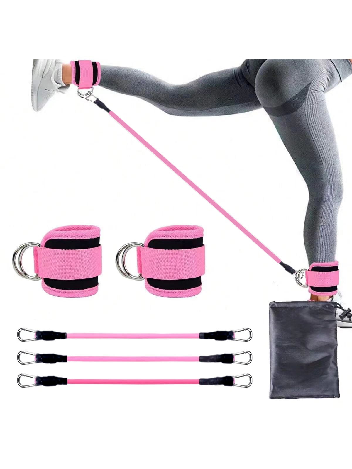 Ankle Resistance Bands with Cuffs, Ankle Bands for Working Out, Ankle ...