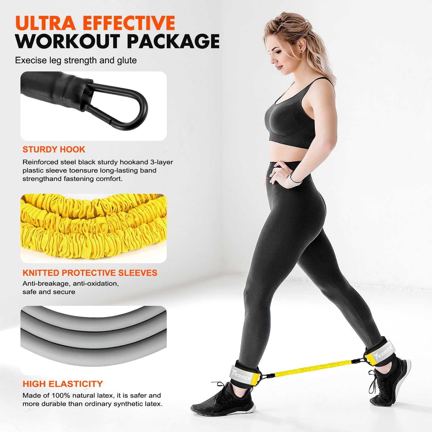Ankle Bands for Working Out, Glutes Workout Equipment, Butt Exercise ...