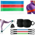 Ankle Resistance Bands with Cuffs, Home Gym Workout Equipment, Lifting ...