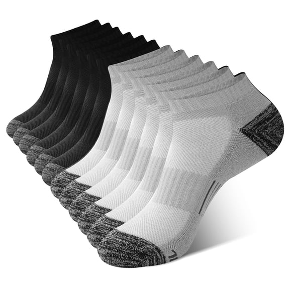 Ankle Socks 3*Black/3*Light Grey X-Large Athletic Use - Walmart.com