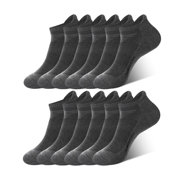 Ankle Socks Dark Grey*6 X-Large Athletic Running Use - Walmart.com