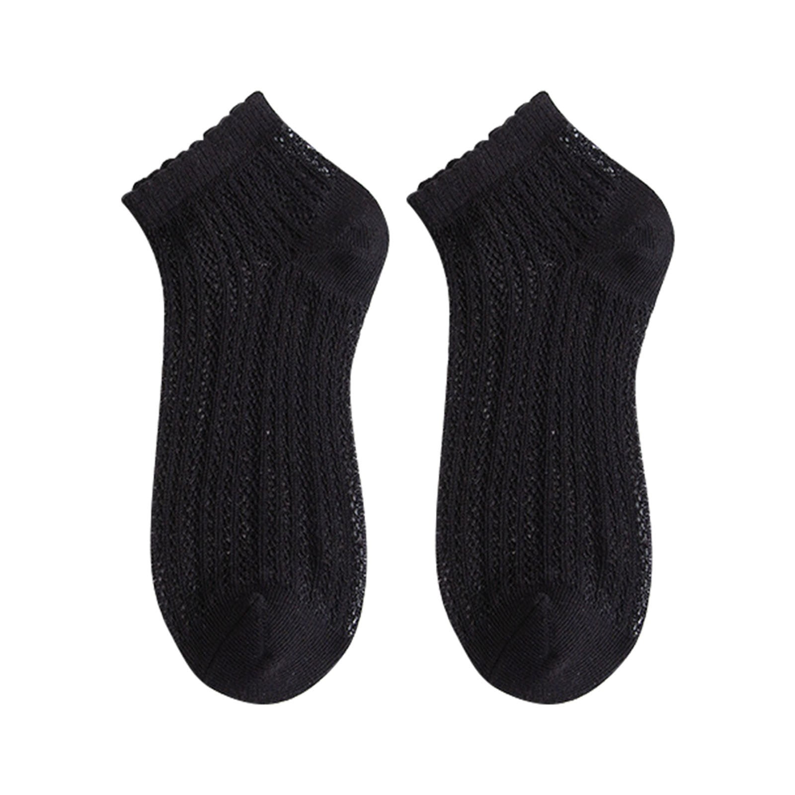 Ankle Socks for Women Solid Color Light Mesh Breathable And Comfortable ...