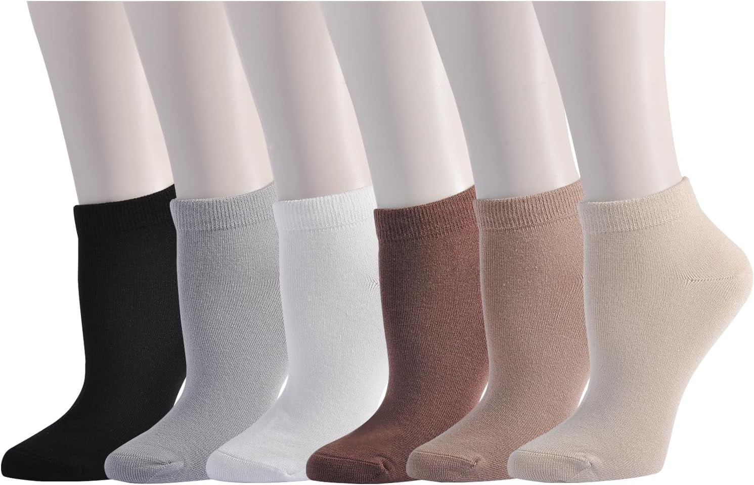 Ankle Socks for Women Thin Viscose Bamboo Ankle Socks Seamless Toe Low ...