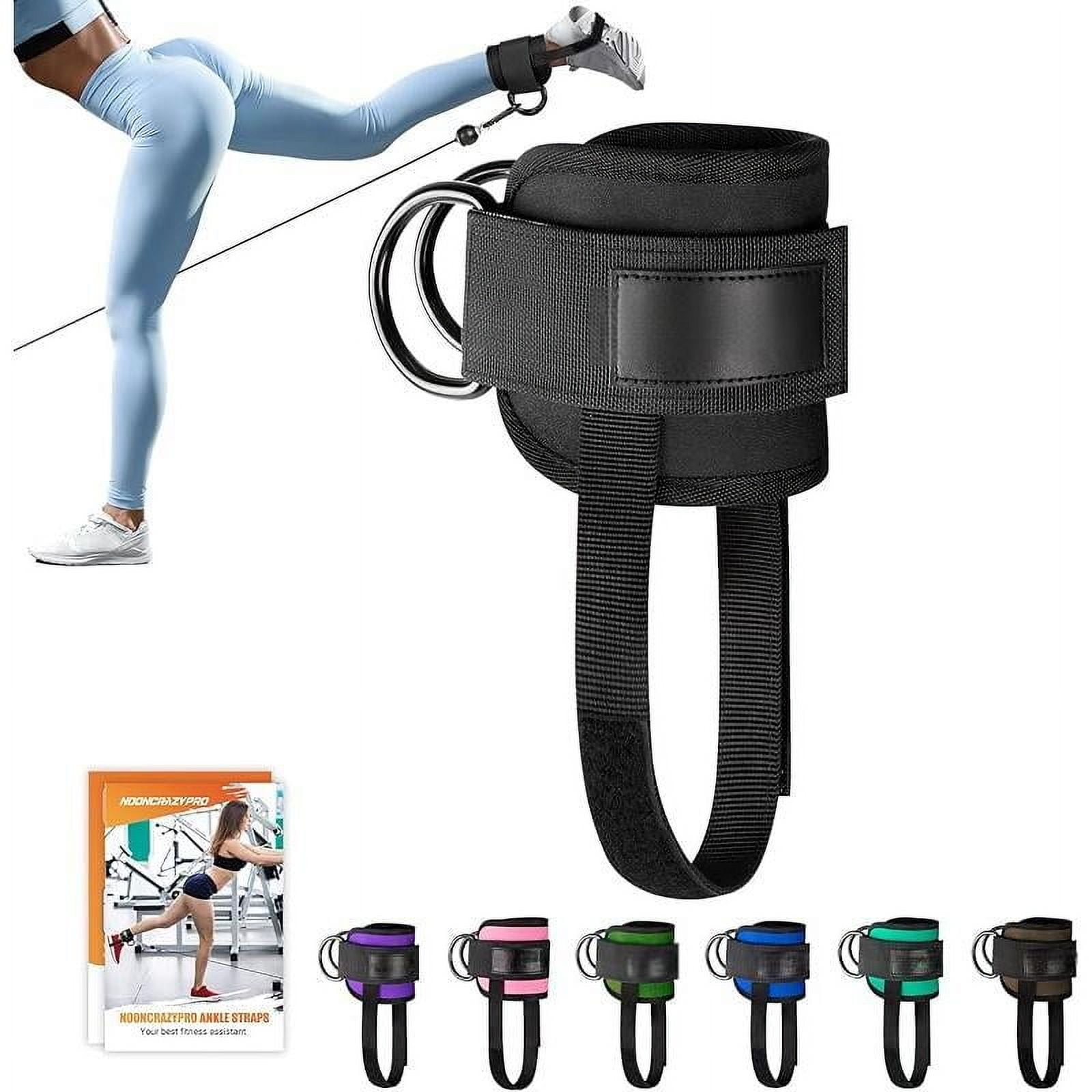 Ankle Strap for Cable Machine Women, Adjustable Gym Cable Ankle Straps ...