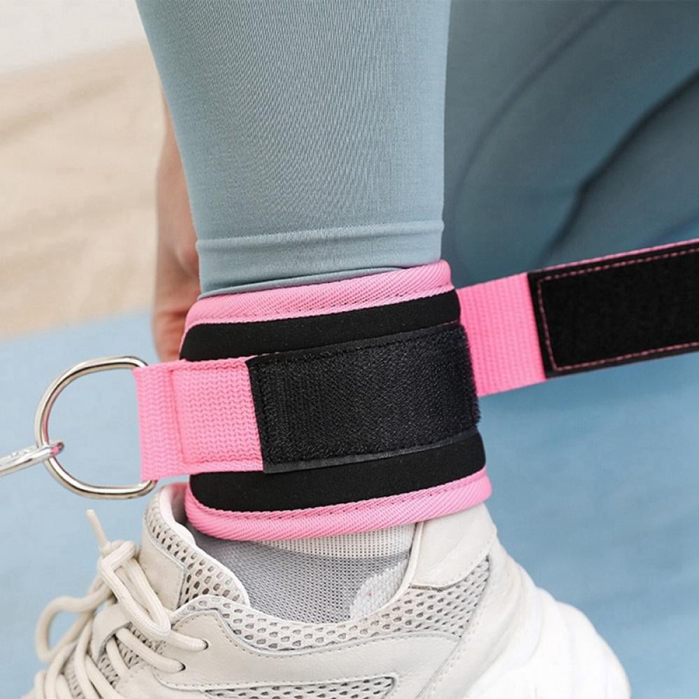Ankle Strap for Cable Machines and Resistance Bands, Work Out Cuff ...