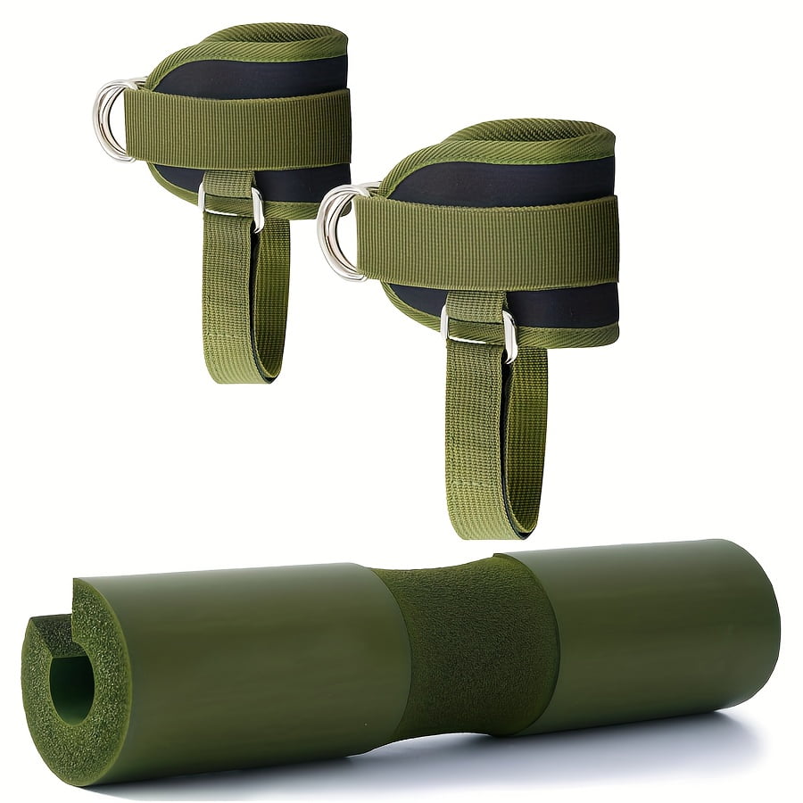 Ankle Straps for Cable Machines Kickbacks - Adjustable Comfort Ankle ...
