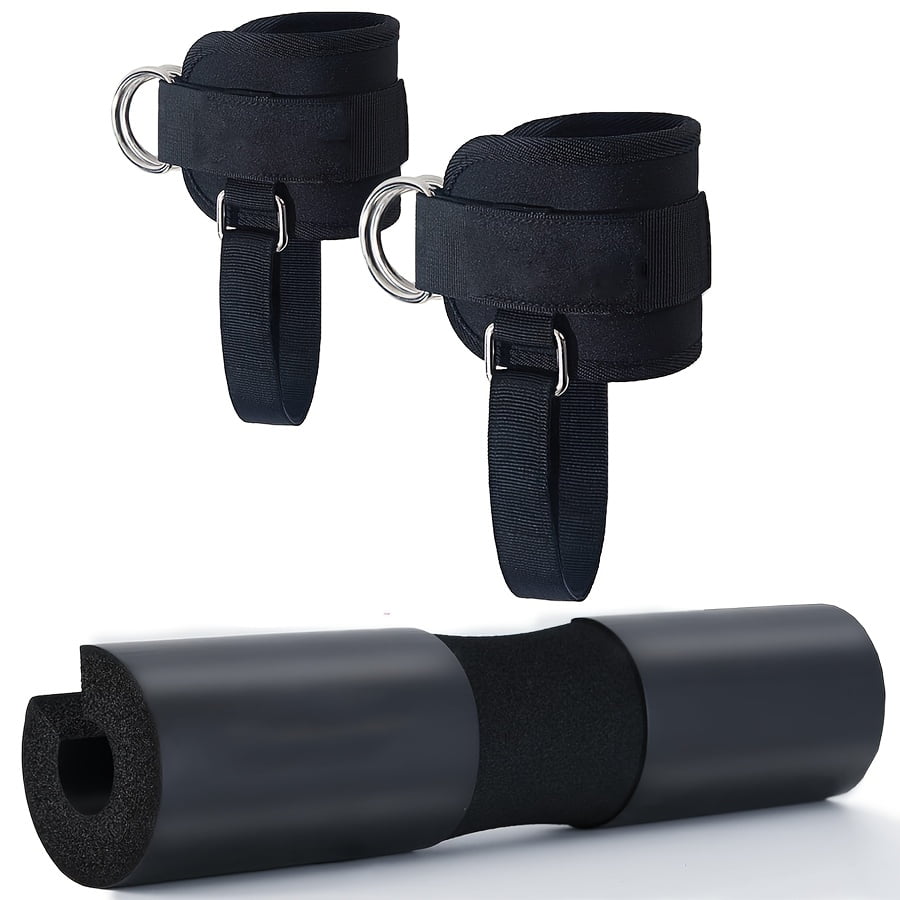 Ankle Straps for Cable Machines Kickbacks - Adjustable Comfort Ankle ...