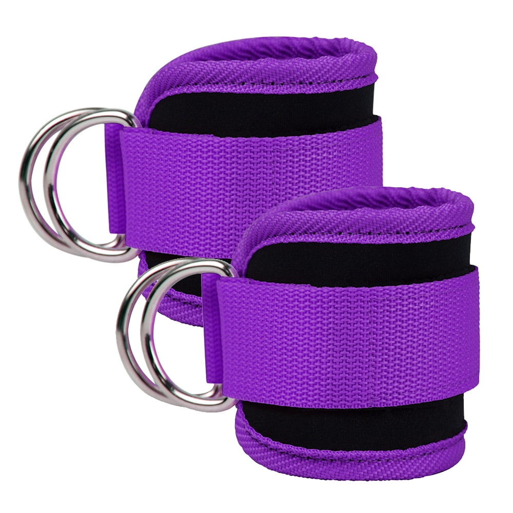 Ankle Straps (Pair) For Cable Machine Kickbacks, , Lower Body Exercises ...