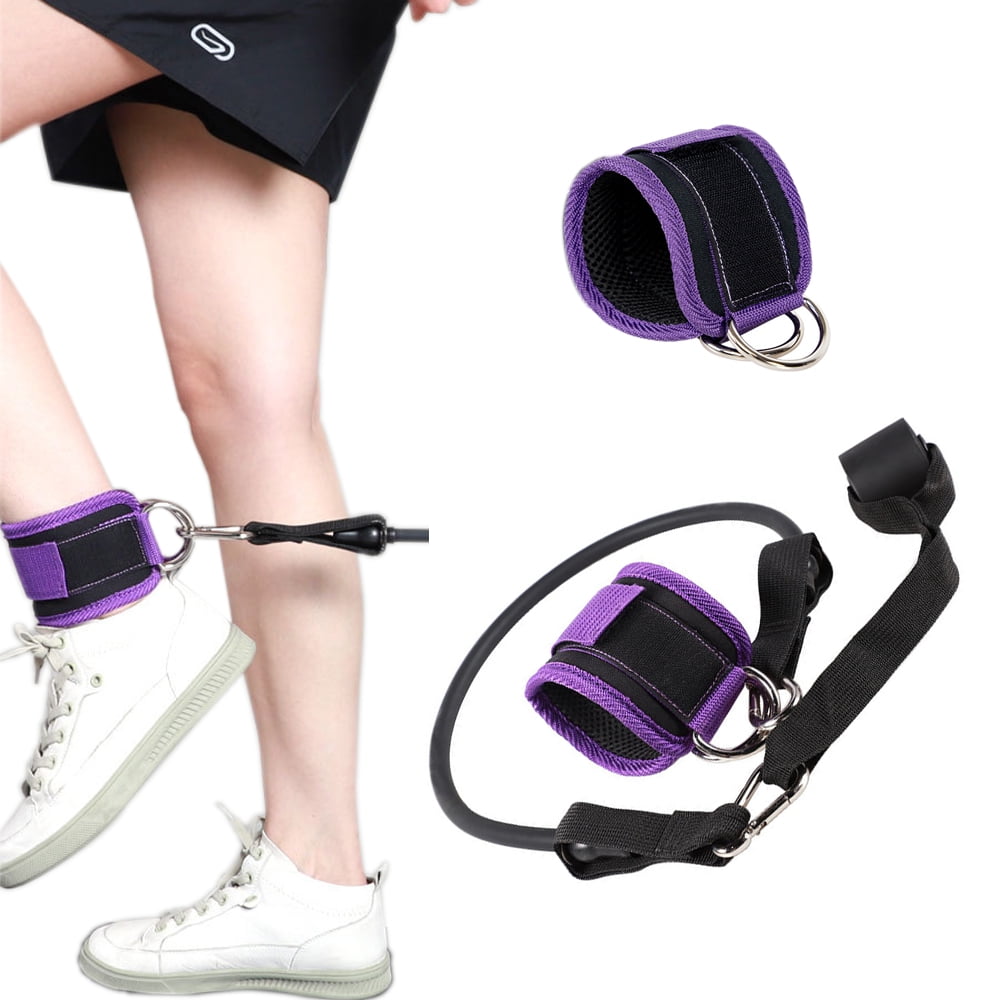 Ankle Straps for Cable Machines Padded Ankle Cuffs - for Legs, Glutes ...