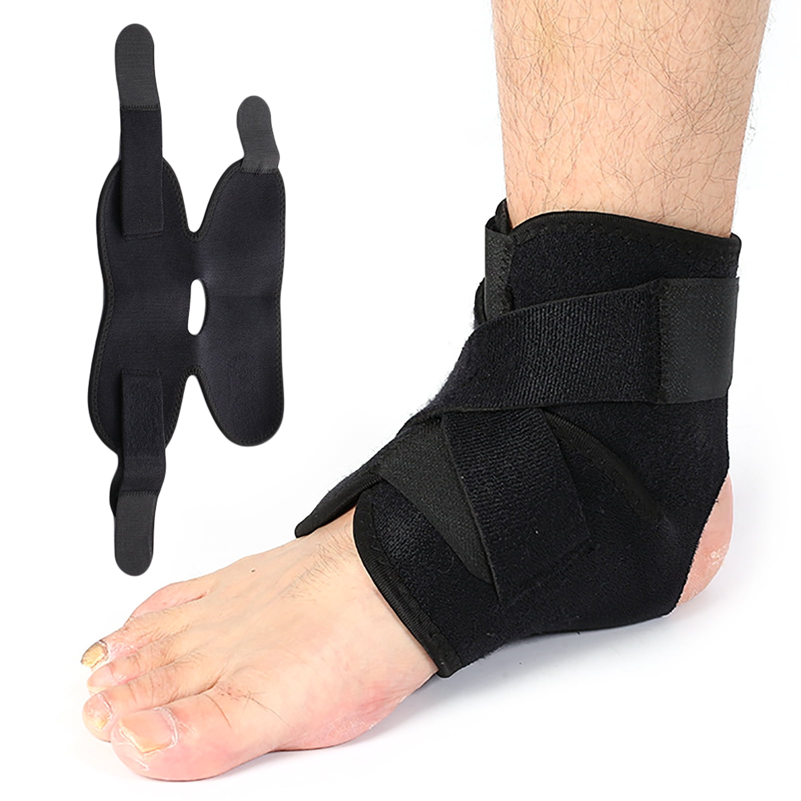 Ankle Support Brace Splint Bandage Foot Sprain Injury Wrap Protector ...