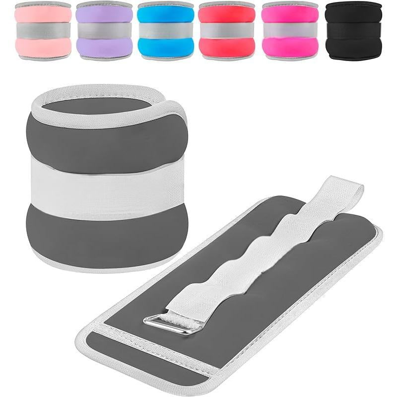 Ankle Weights A Pair of 1/2/3/4/6/8/10/12/20 LBS Wrist Leg Arm Weights for Women Men kids child ...