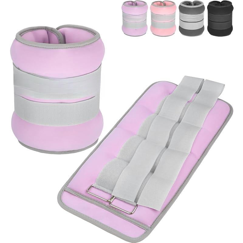 Ankle Weights A Pair of 1/2/3/4/6/8/10/12/20 LBS Wrist Leg Arm Weights ...