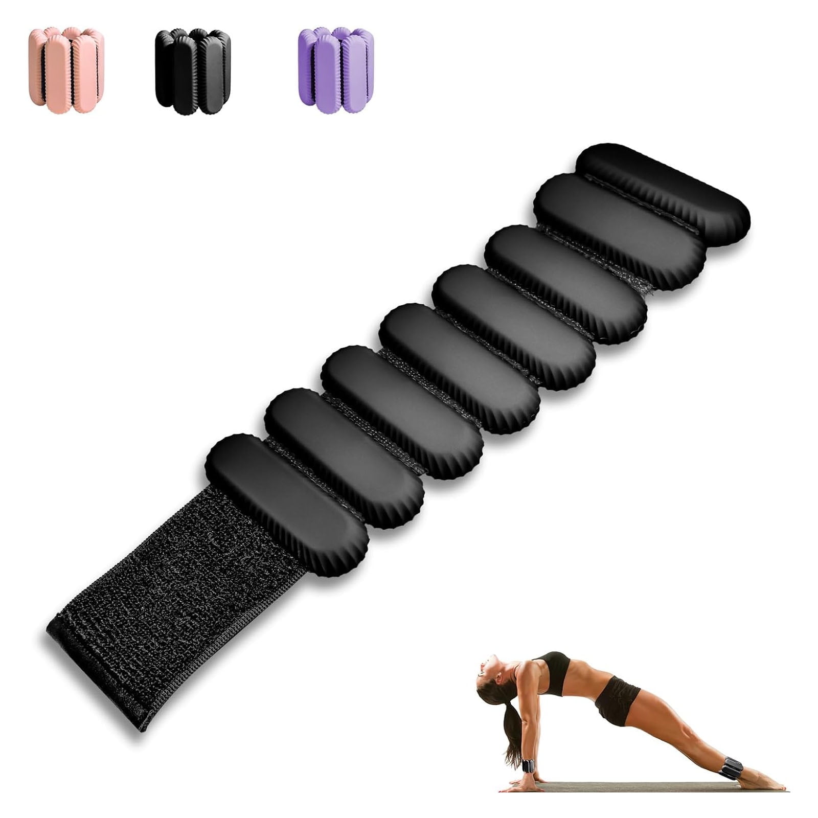 Ankle Weights for Women Men, Adjustable Wrist Weighted Bracelet for ...
