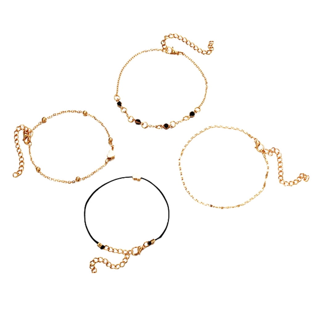 Anklet for Women Valentine's Day Gifts Gold Silver Ankle Bracelet Women ...