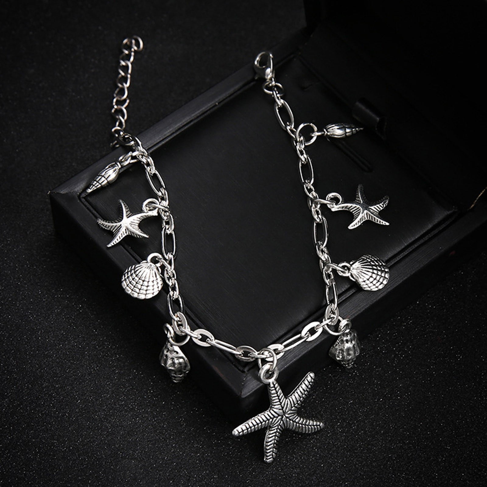 Anklets For Women Large Ankle Boho Anklet Boho Dance Turtle Seashell ...