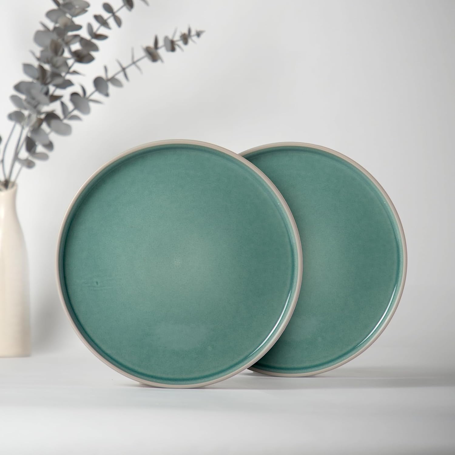 Anko Hand Glazed Stoneware Side Plates Set of 2 Premium Crockery for ...