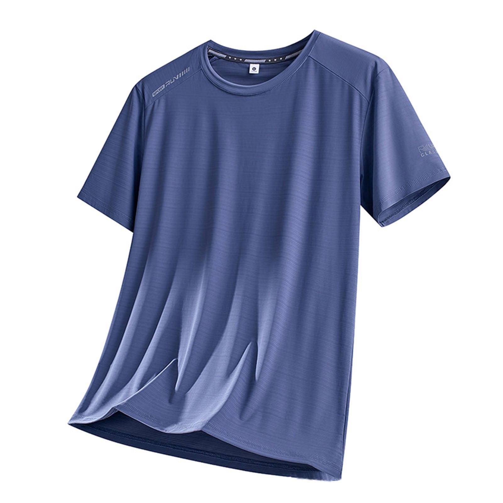 Ankola Lightweight Workout Shirts for Men - Texture Crewneck Running ...
