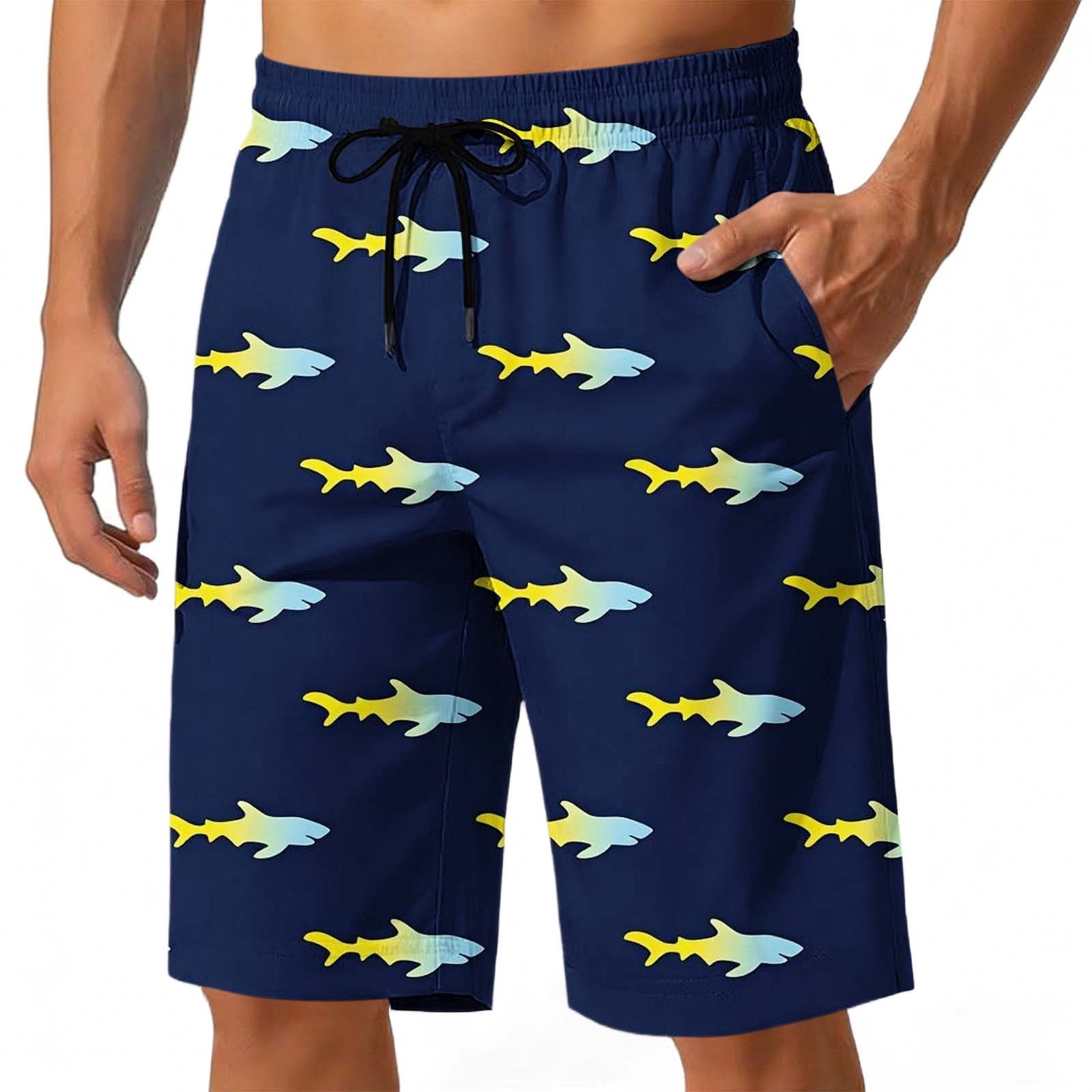 Ankola Men's Swim Trunks Hawaiian Bathing Mesh Lining Suit Swimsuits ...