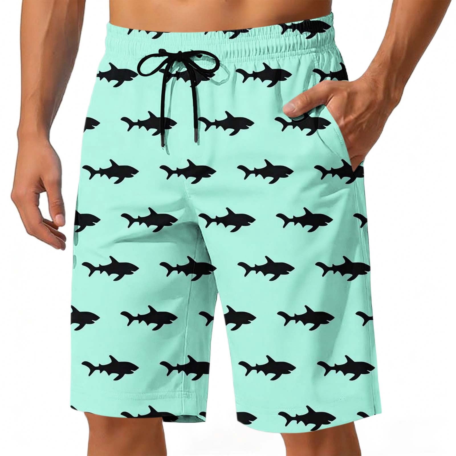 Ankola Men's Swim Trunks Hawaiian Bathing Mesh Lining Suit Swimsuits ...