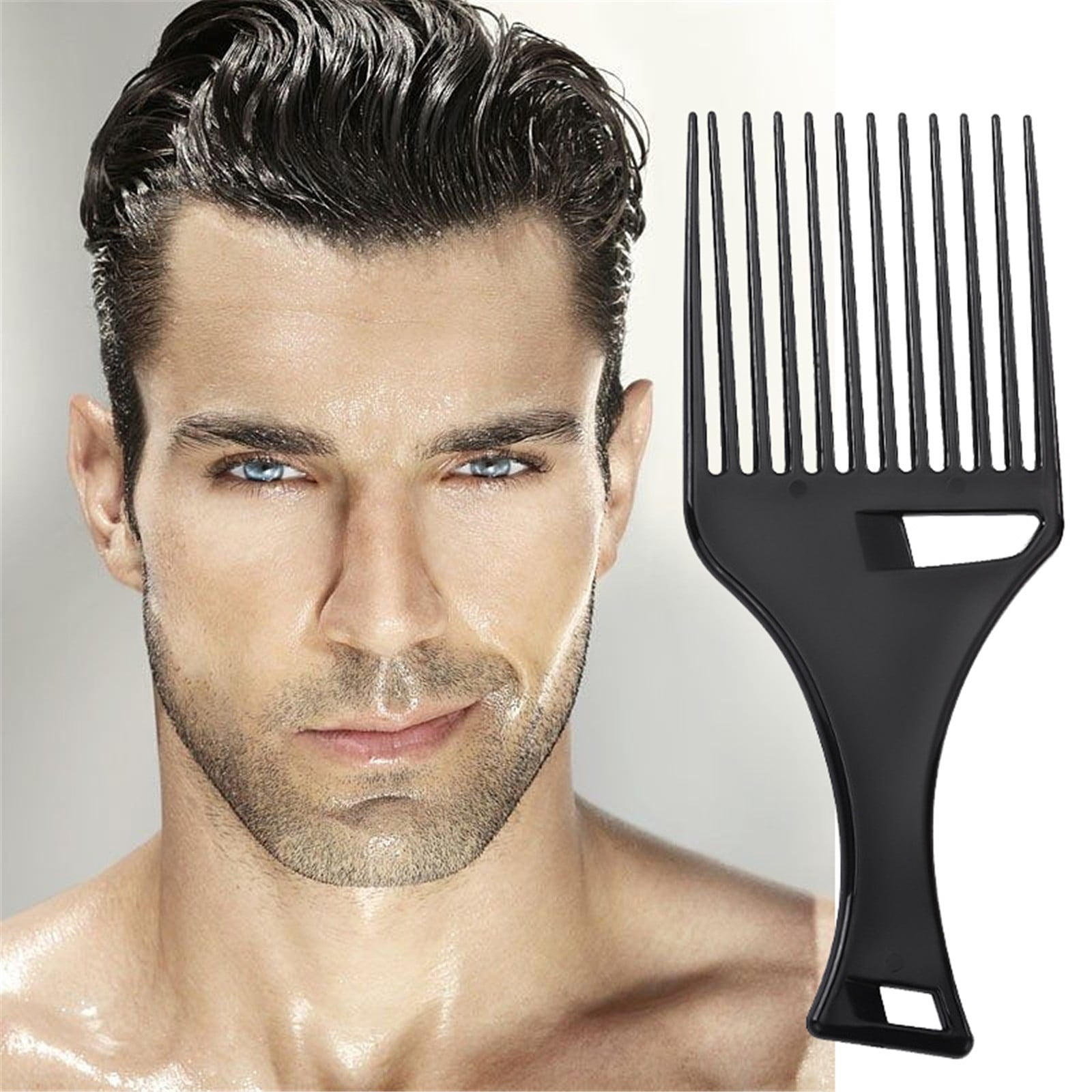 Ankoty Clearance， Hair Pick and Barber Comb Pick Comb for Curly Hair ...