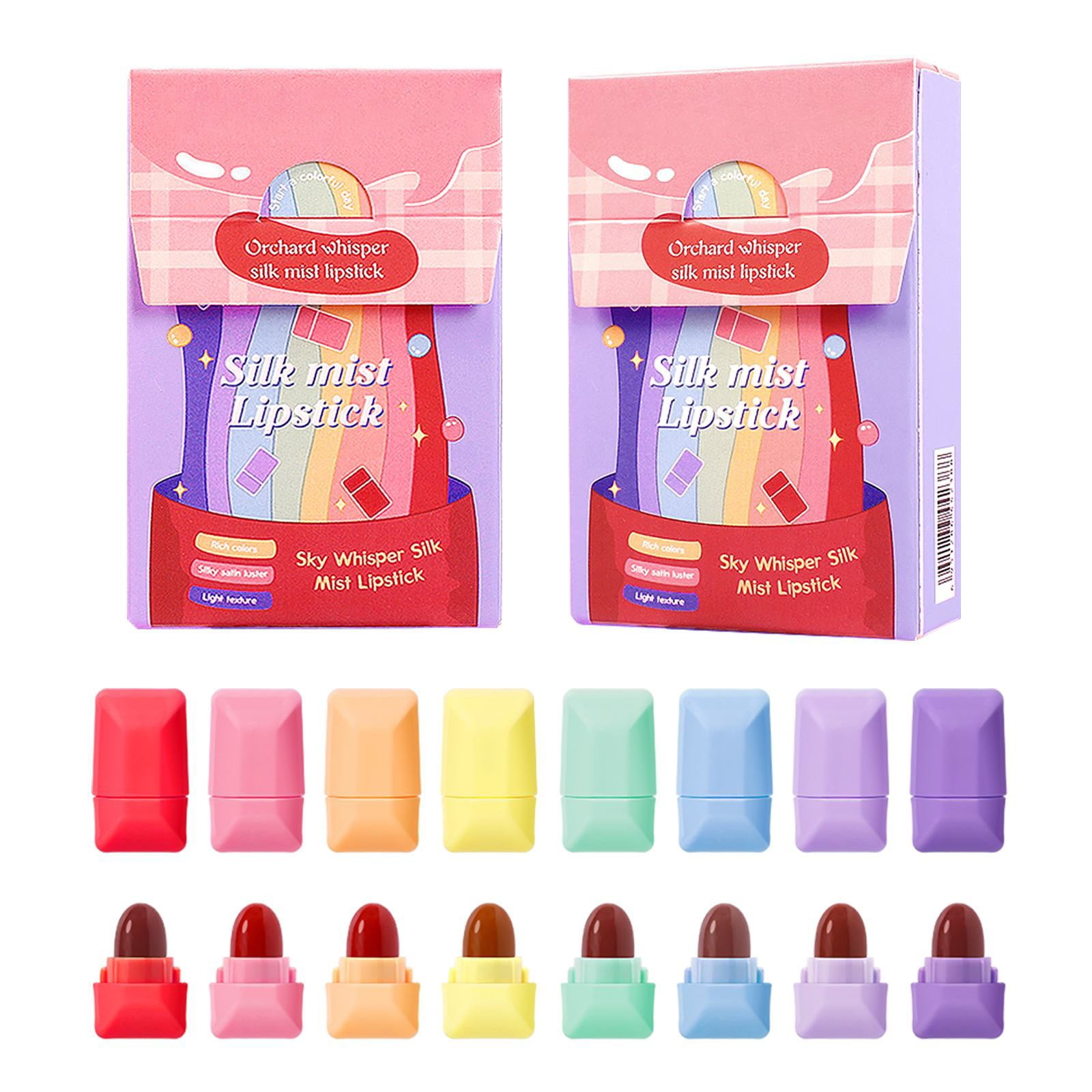 Ankoty Lipstick Candy Lipstick Set Women 8 Colors Long Lasting Lipstick ...