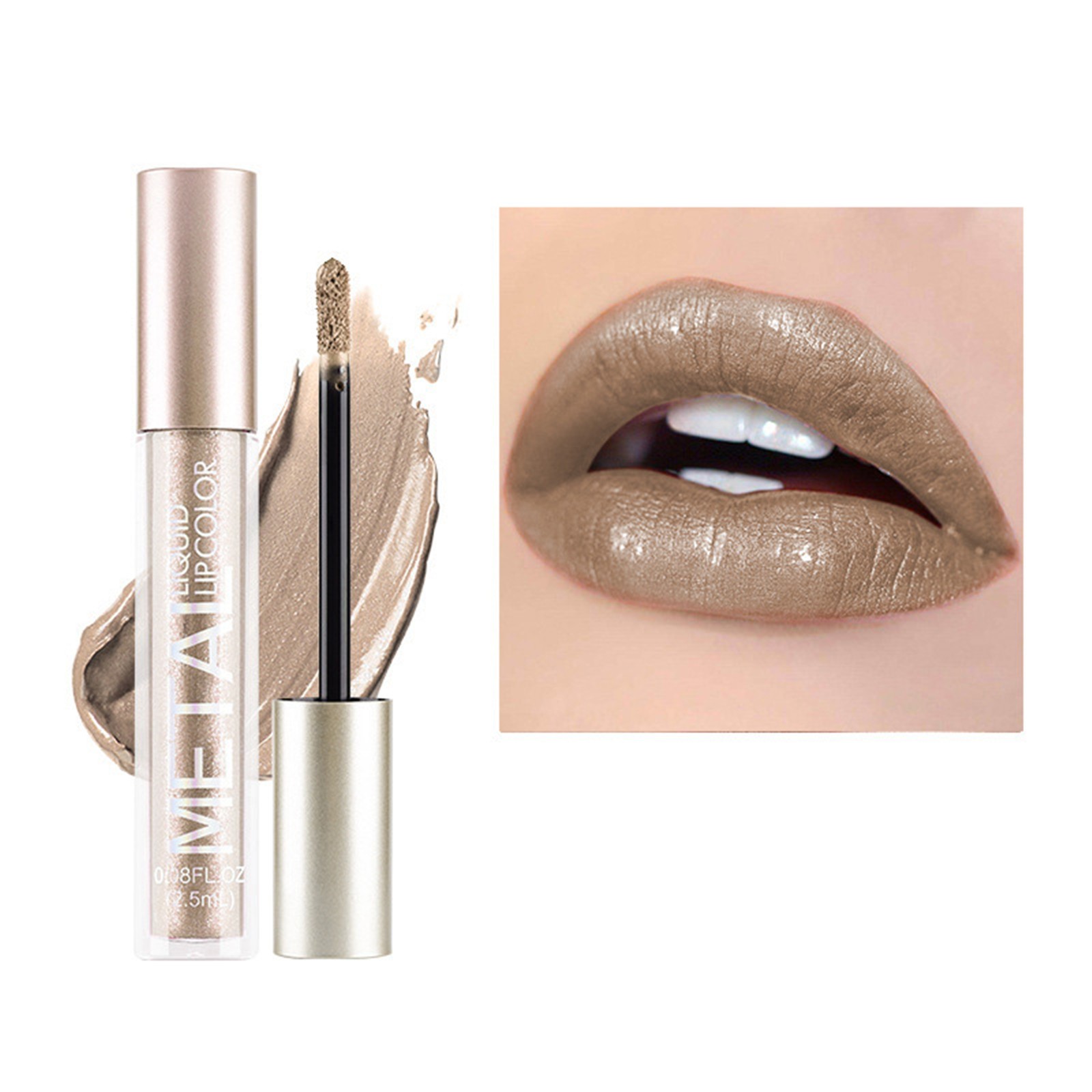 Ankoty Noble Gray Lip Glosses Big Savings! Makeup Metallic Liquid ...