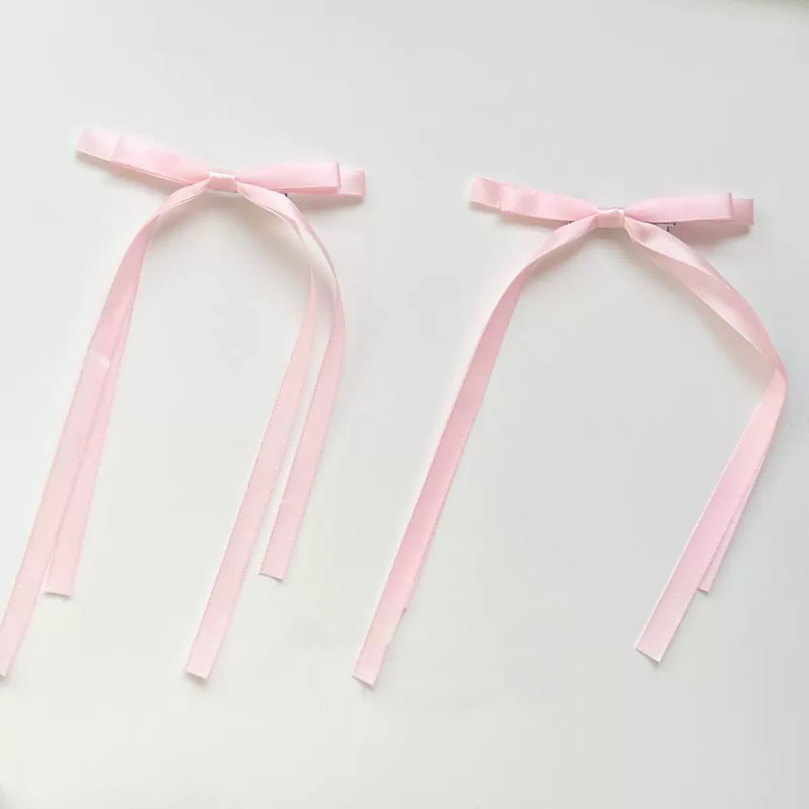 Ankoty Pink Barrettes Hot Sale! Hair Bows for Women Girls Red Tassel ...