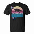 Ankylosaurus Dinosaur Retro Graphic Tee Unisex Adult Cotton Shirt for ...