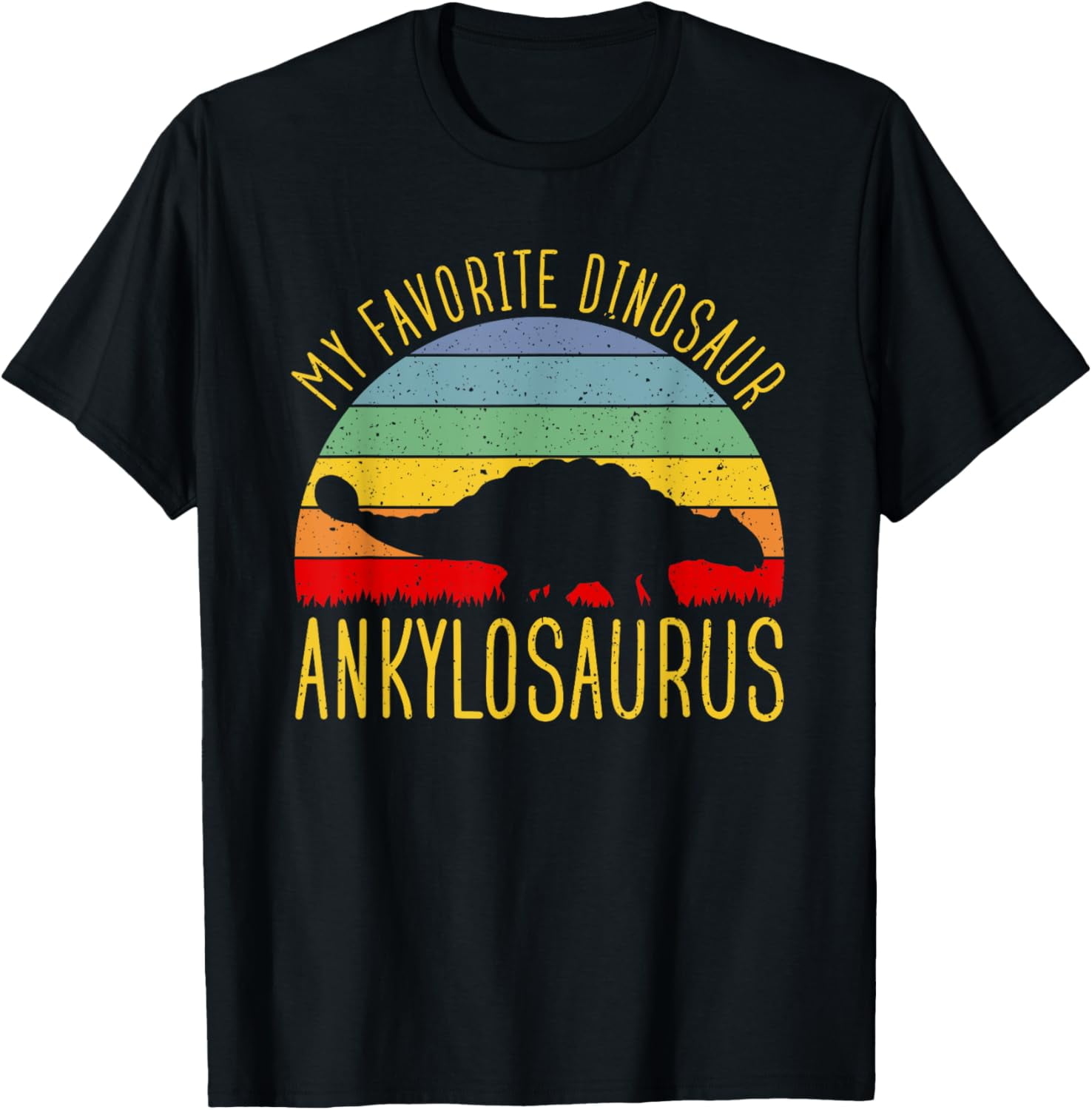 Ankylosaurus Is Favorite Dinosaur Dino Lovers T-Shirt - Walmart.com