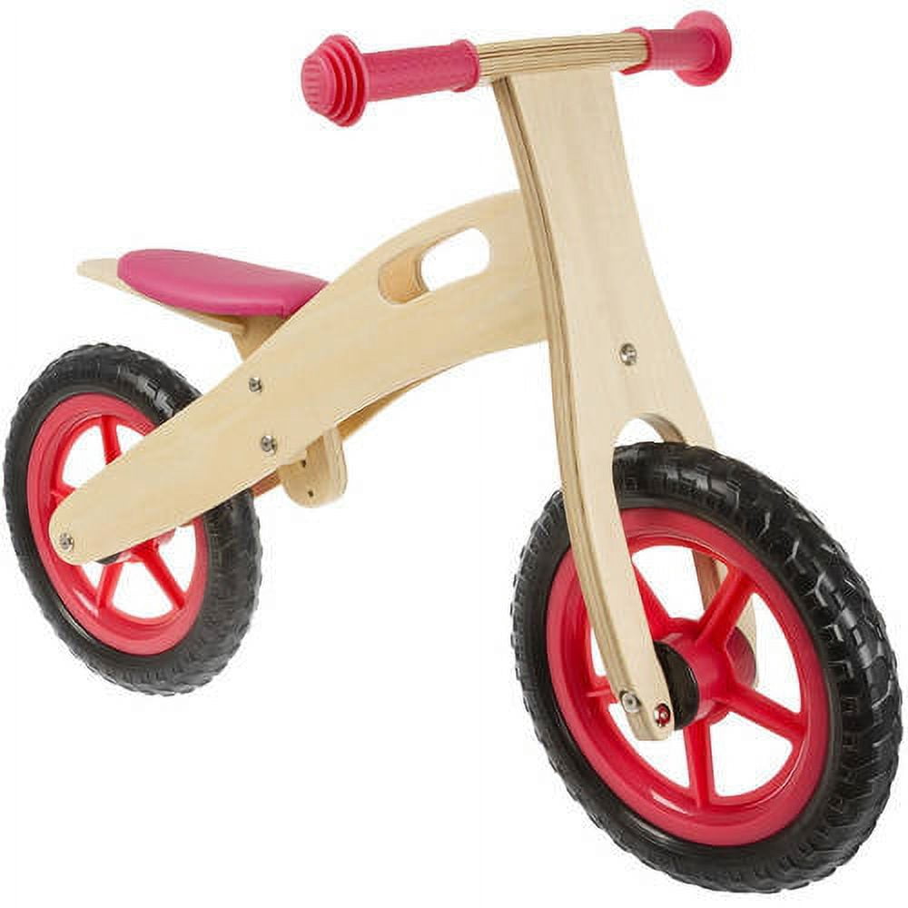 Anlen Ultra-light 12 in Rose Wooden Running/Balance Bike - Walmart.com